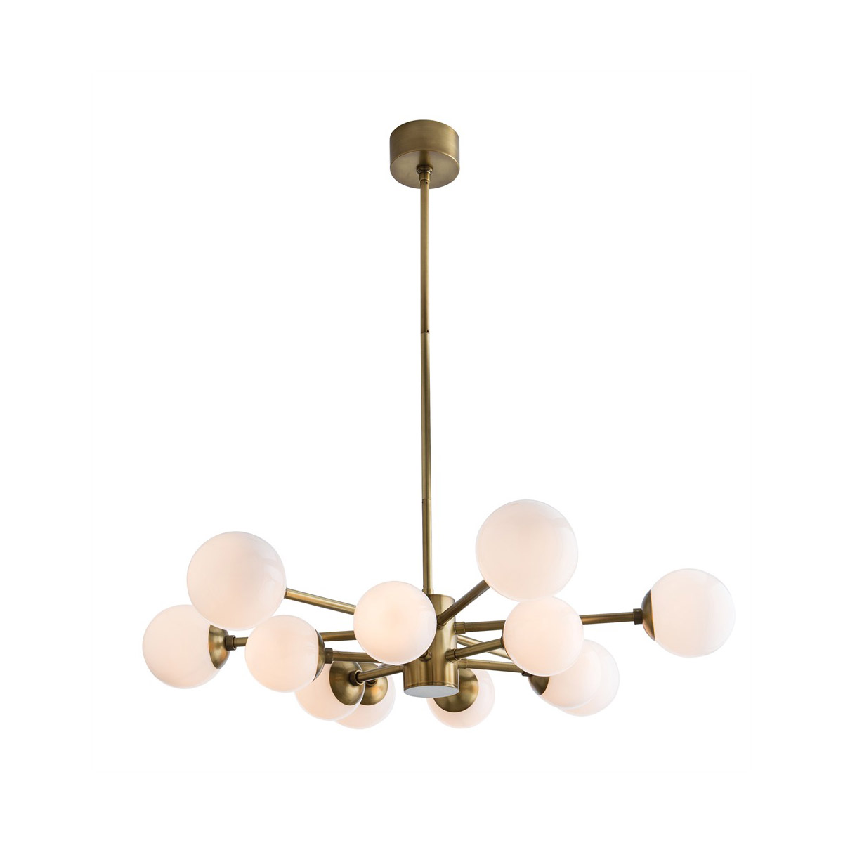 Arteriors 89016 Karrington 12 Light 37 inch Antique Brass Chandelier ...